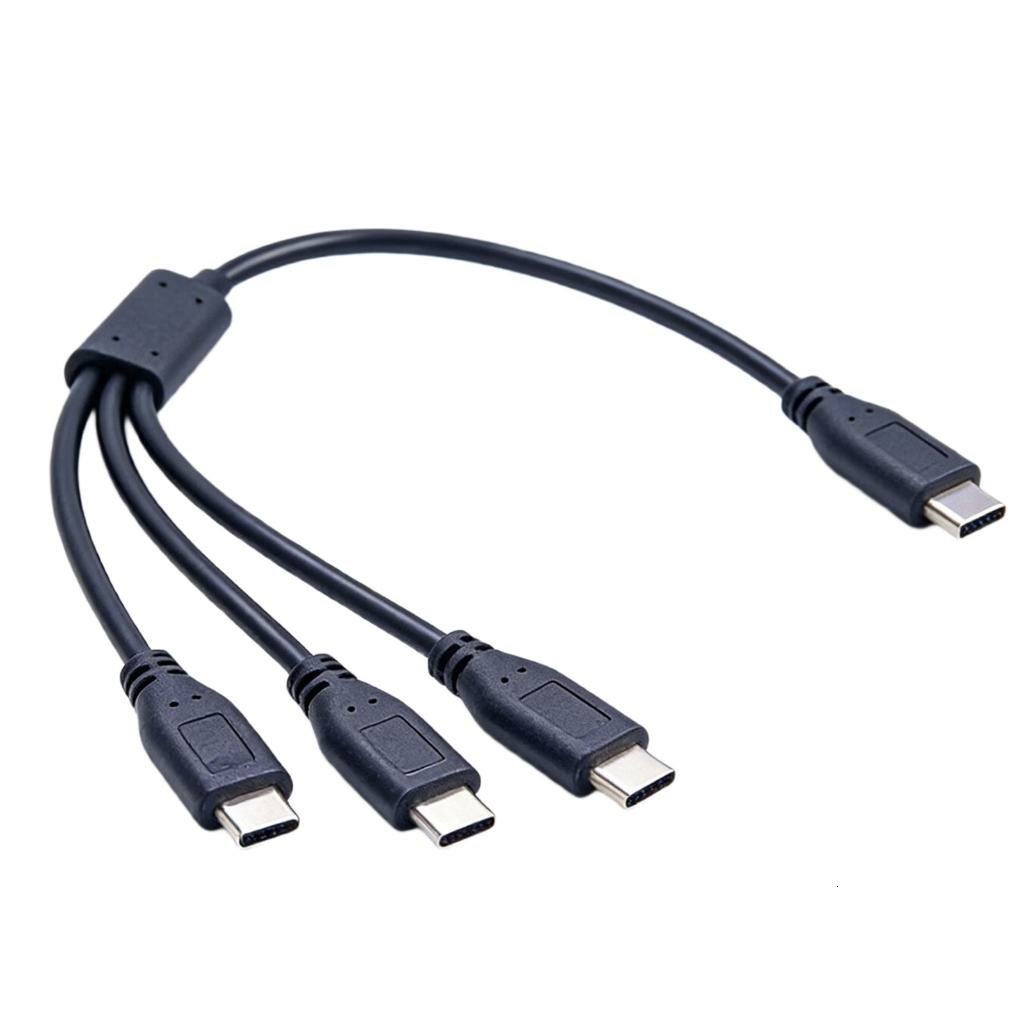 Адаптер USB-C «мама» на 3× USB-C «папа»