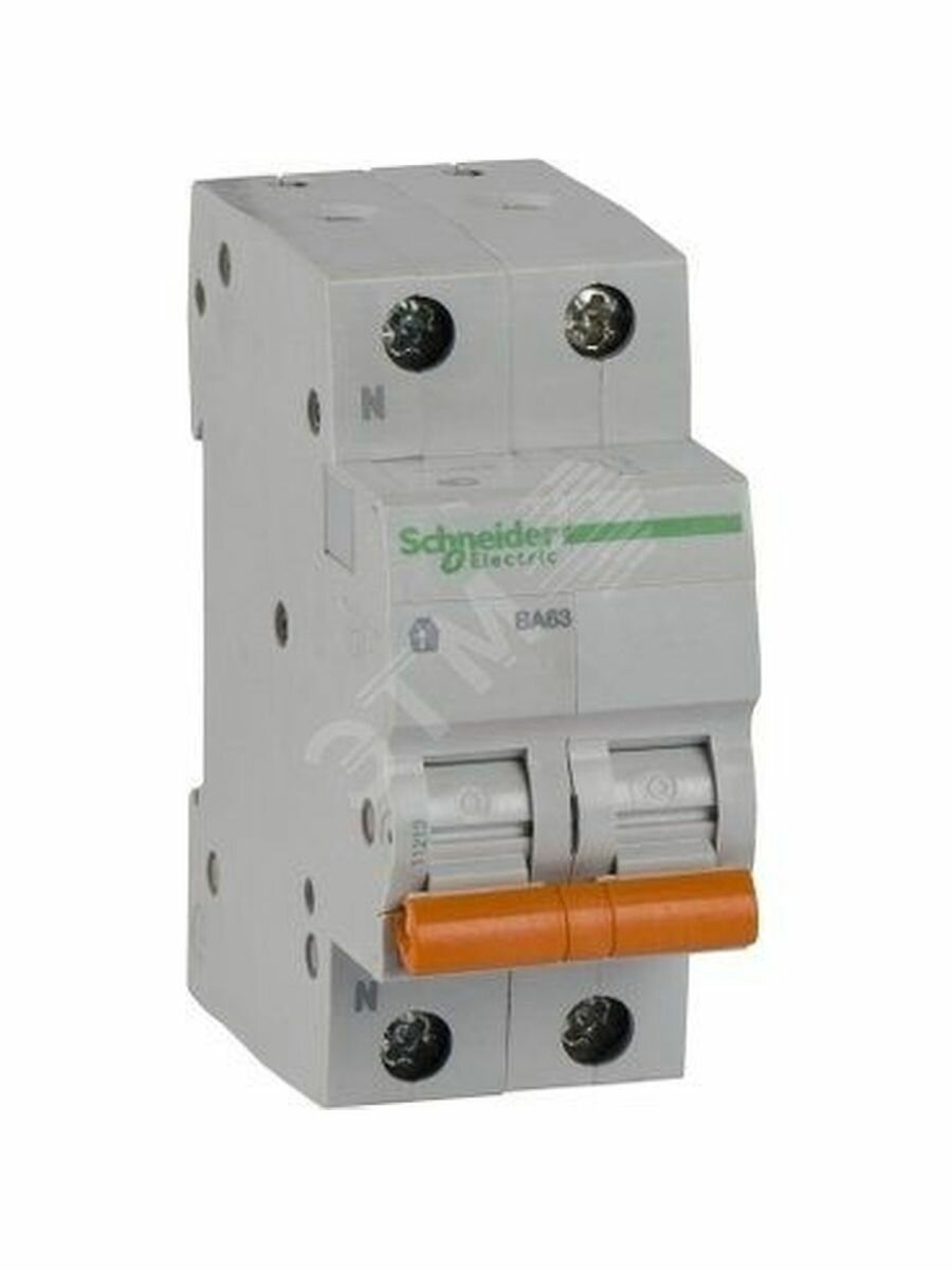 Выключатель автоматический ВА МОД 1п+N 16А С ВА63 4.5кА Schneider Electric