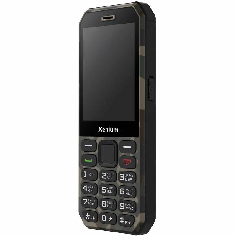 Телефон Philips Xenium X300 (CTX300), зеленый камуфляж Green Camouflage