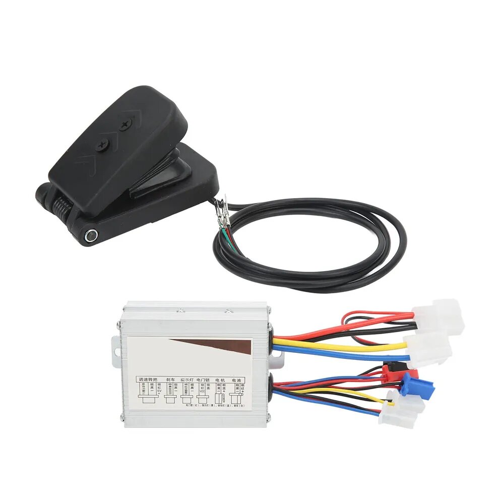 Контроллер мотора 24V 500W с педалью газа