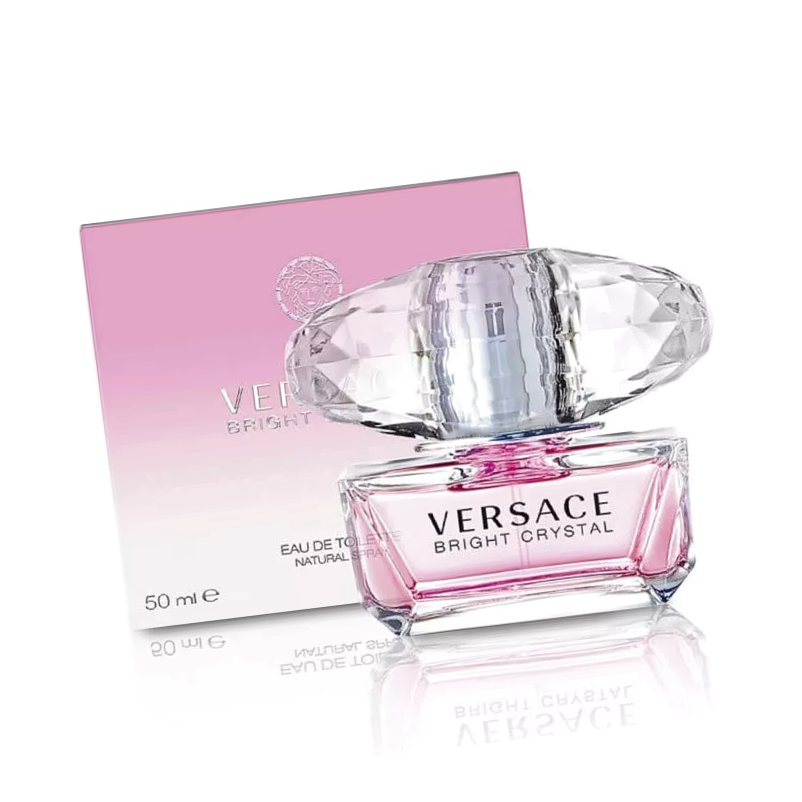 Versace Bright Crystal туалетная вода 50 мл женская - Версаче Брайт Кристалл розовые нотки