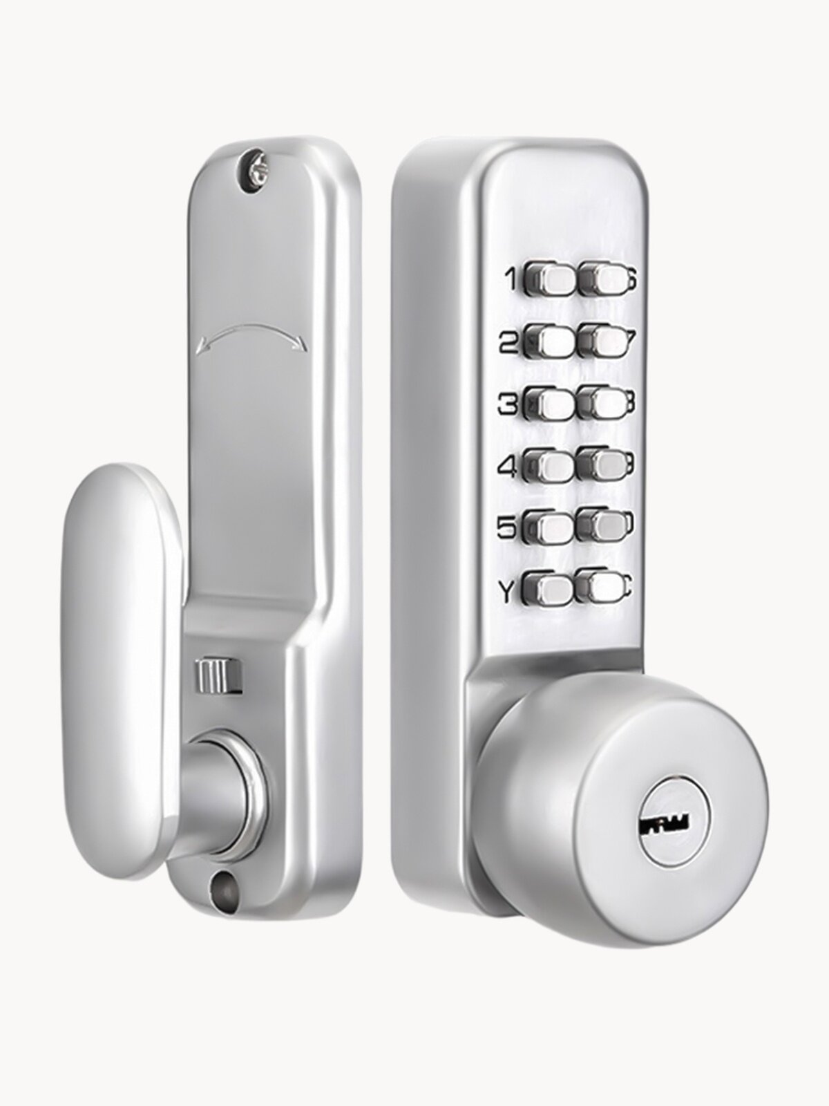 Механический кодовый замок SAFEBURG MECH-370B для калитки и ворот, замок всепогодный, уличный, замок врезной