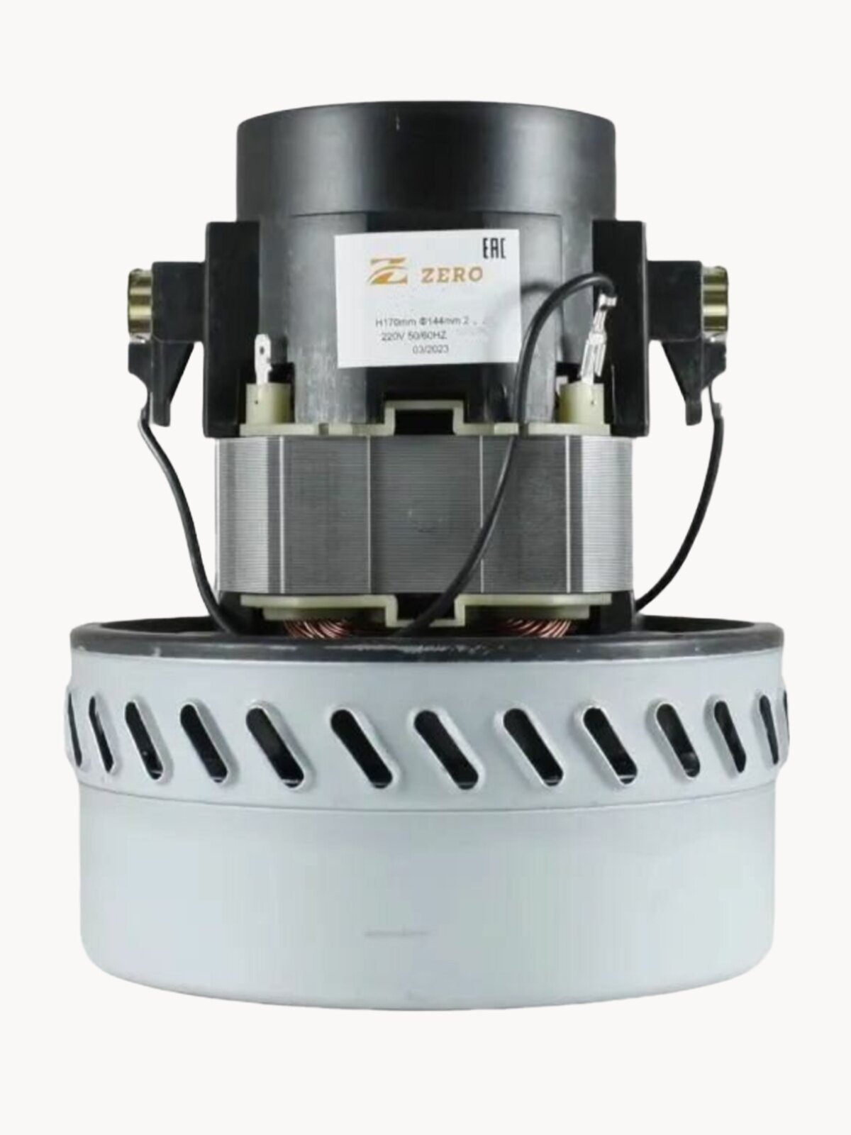 Двигатель моющего пылесоса двухступенчатый 1400W H170мм 142мм h68мм d44мм