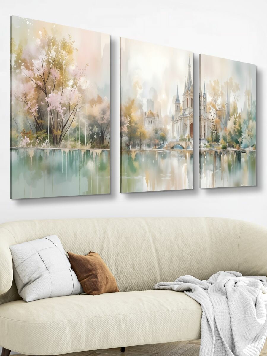 Картина модульная Спокойствие 50х70*3 шт.
