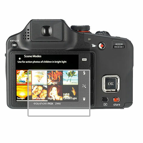 Скрин Мобайл защитный экран для фотоаппарата Kodak EasyShare Z990 (EasyShare Max) из гидрогелевая плёнка прозрачная