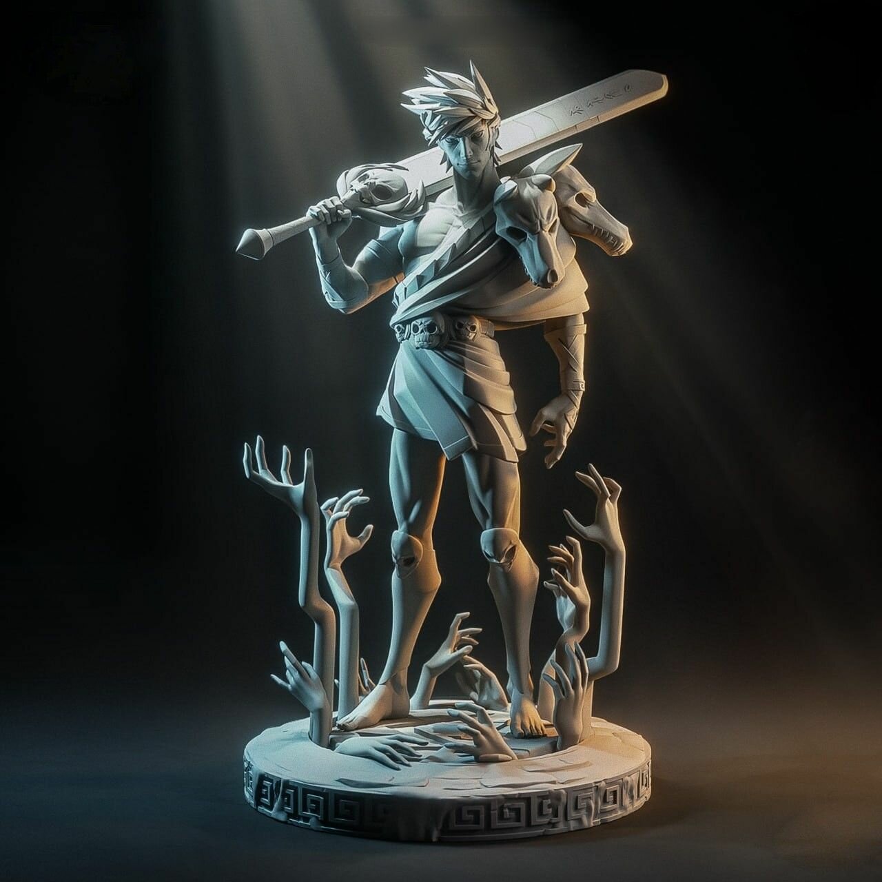 Фигурка под покраску Загрей-Zagreus Hades 25.3 см