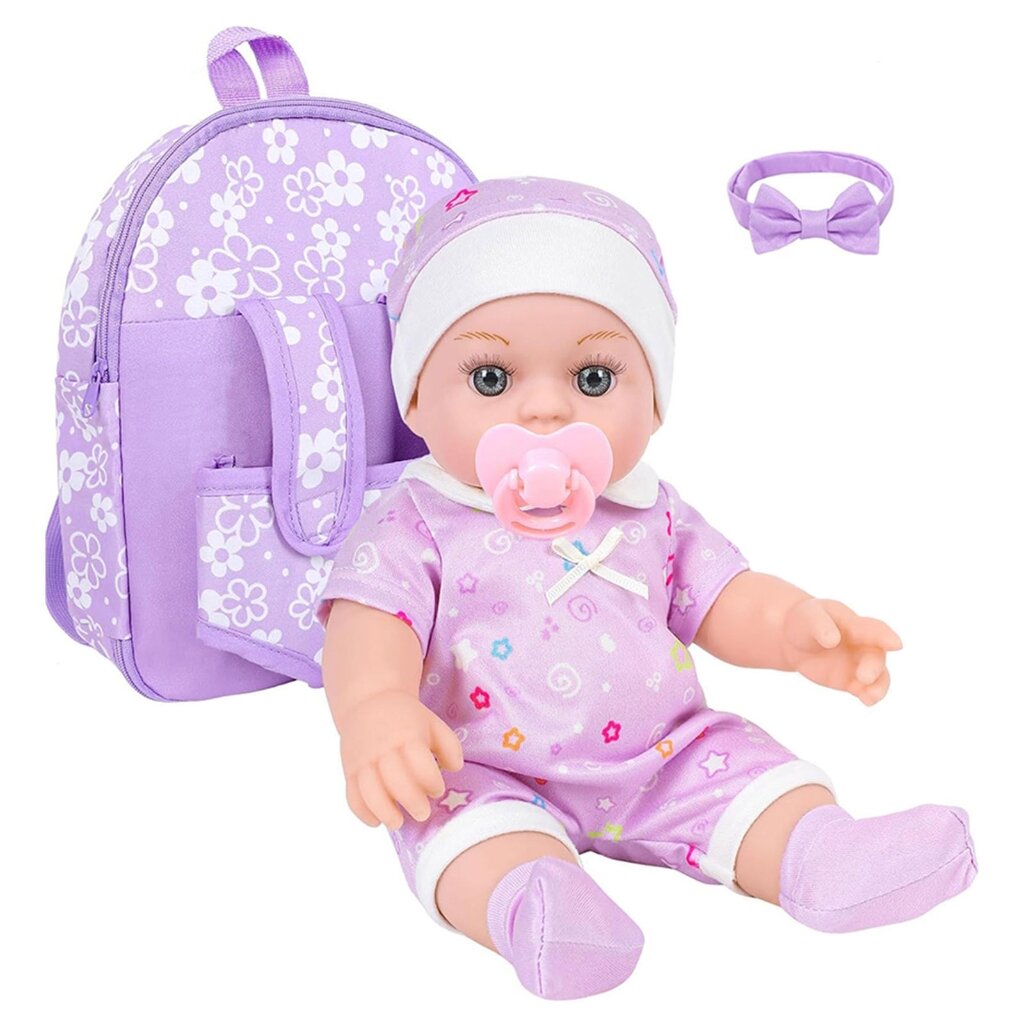Аксессуары для кукол и игрушек,12-дюймовая кукла рюкзак комбинированная детская мягкая резиновая кукла реборн детская кукла комфорт, 1 набор