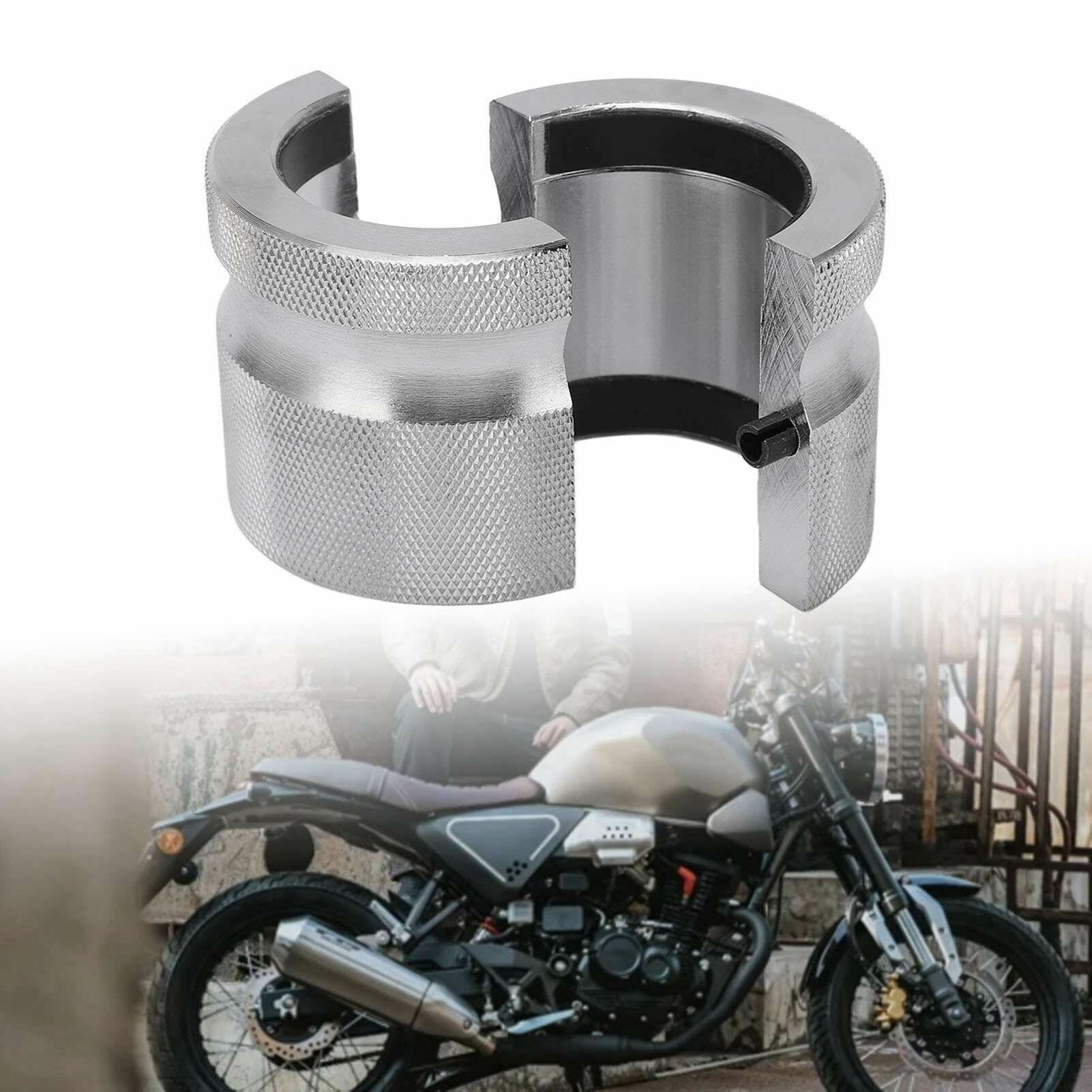 Инструмент для отвертки вилки мотоцикла, регулируемый металлический драйвер для установки уплотнений вилки от 35 мм/1,38 до 55 мм/2,17 дюйма