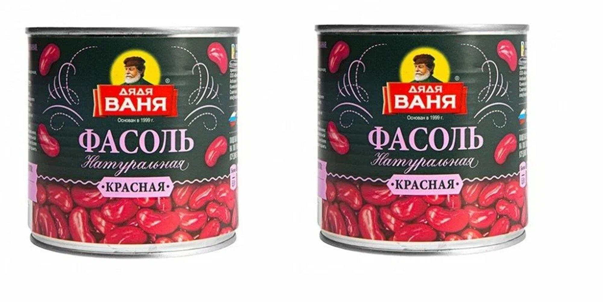 Фасоль красная натуральная "Дядя Ваня" 400 г 2 шт