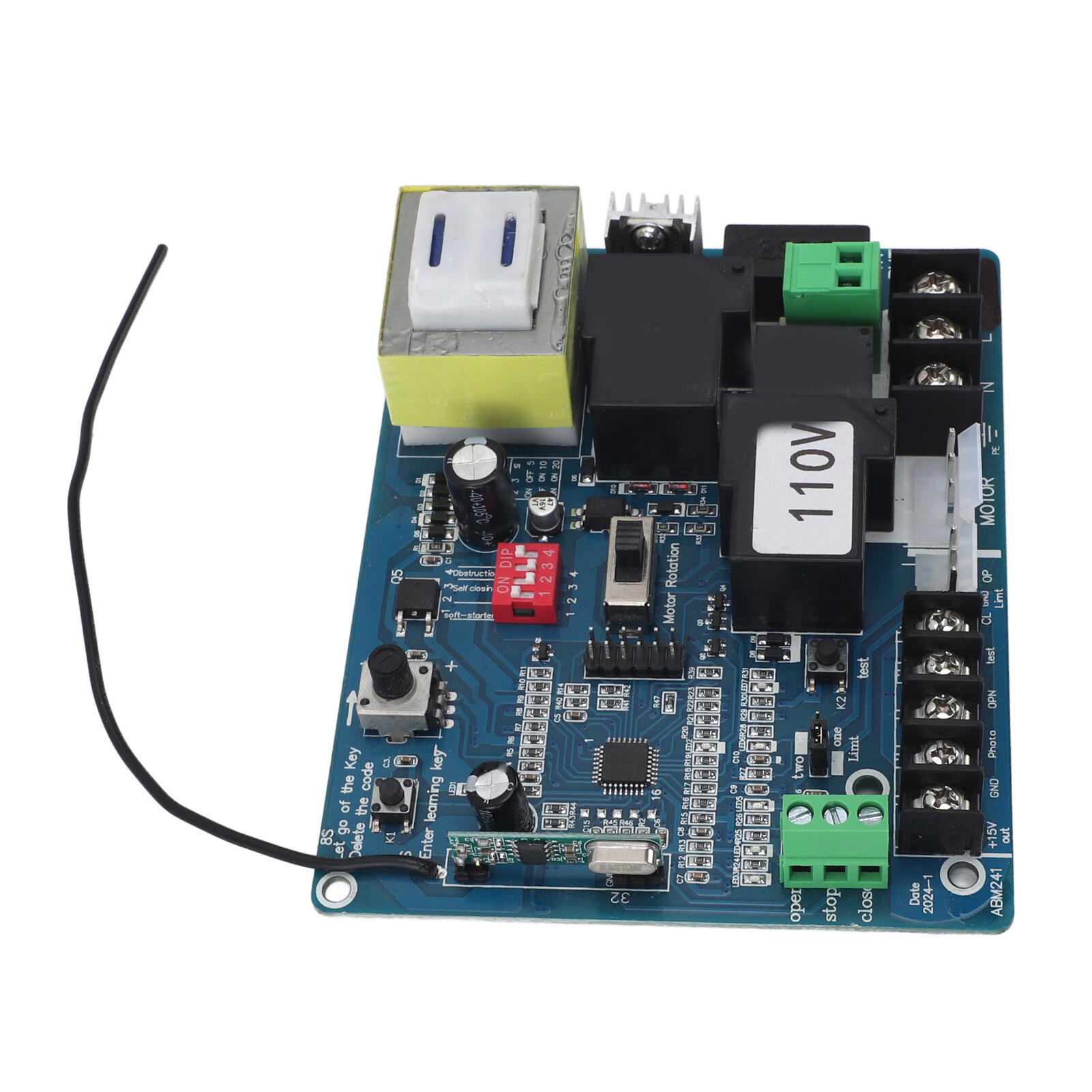 Плата управления для распашных ворот. Универсальная, чувствительная, 110V, 5A, 30-метровая дистанционная работы