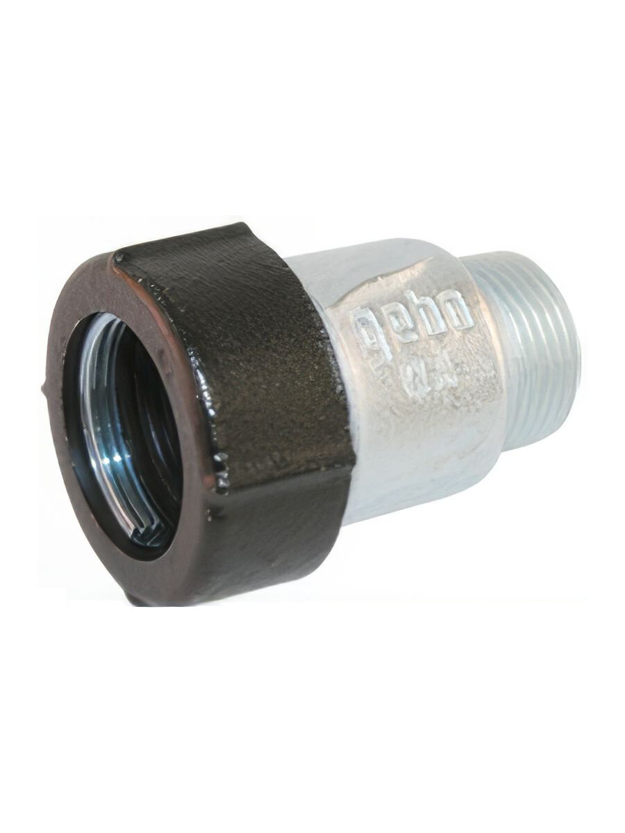 Соединитель Gebo, 20х3/4"Н, обжим, наружная резьба, Тип QA(АК), 17.195.00.02