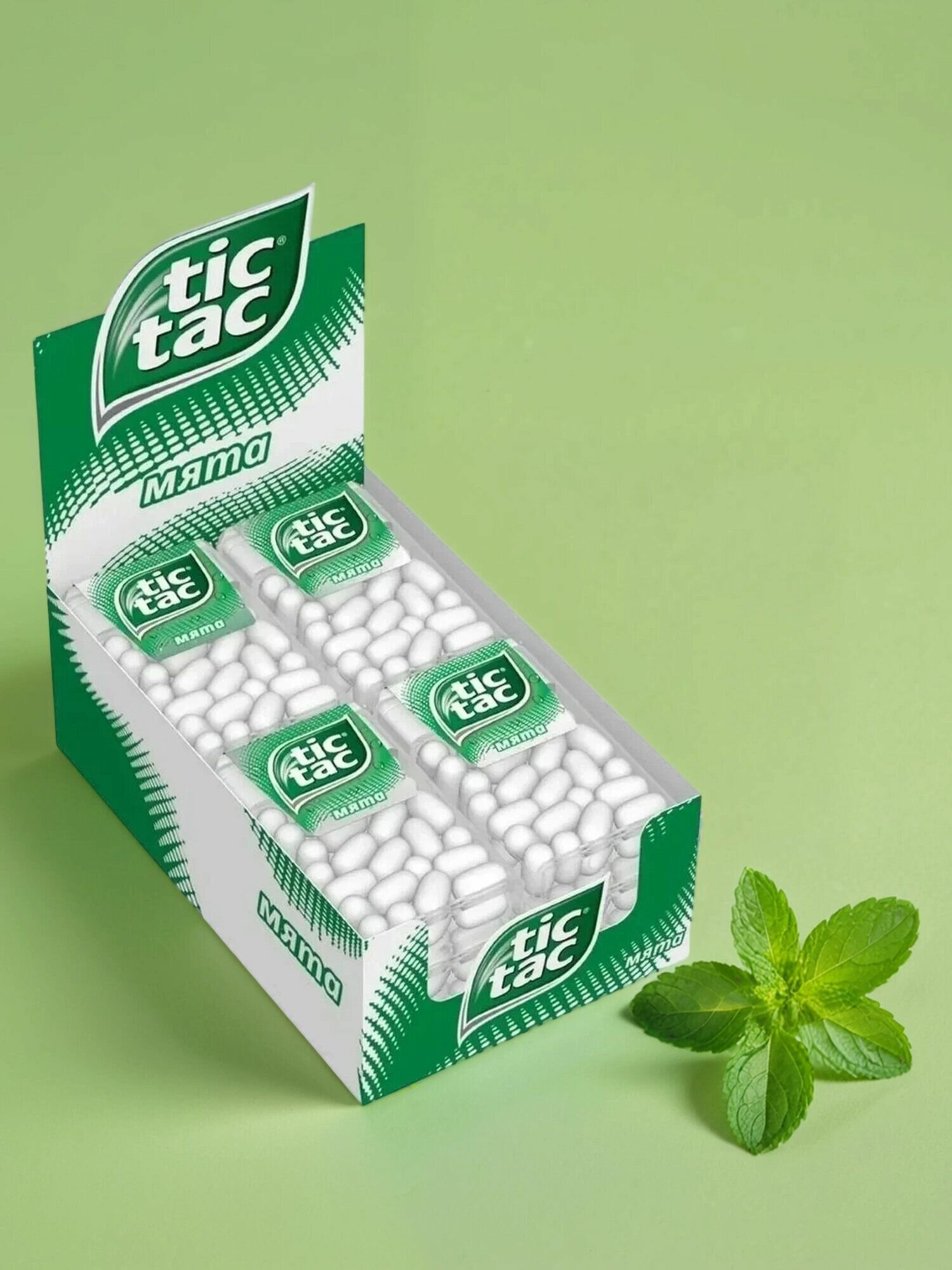 Драже Tic Tac, со вкусом Мяты, 12 шт по 16 г