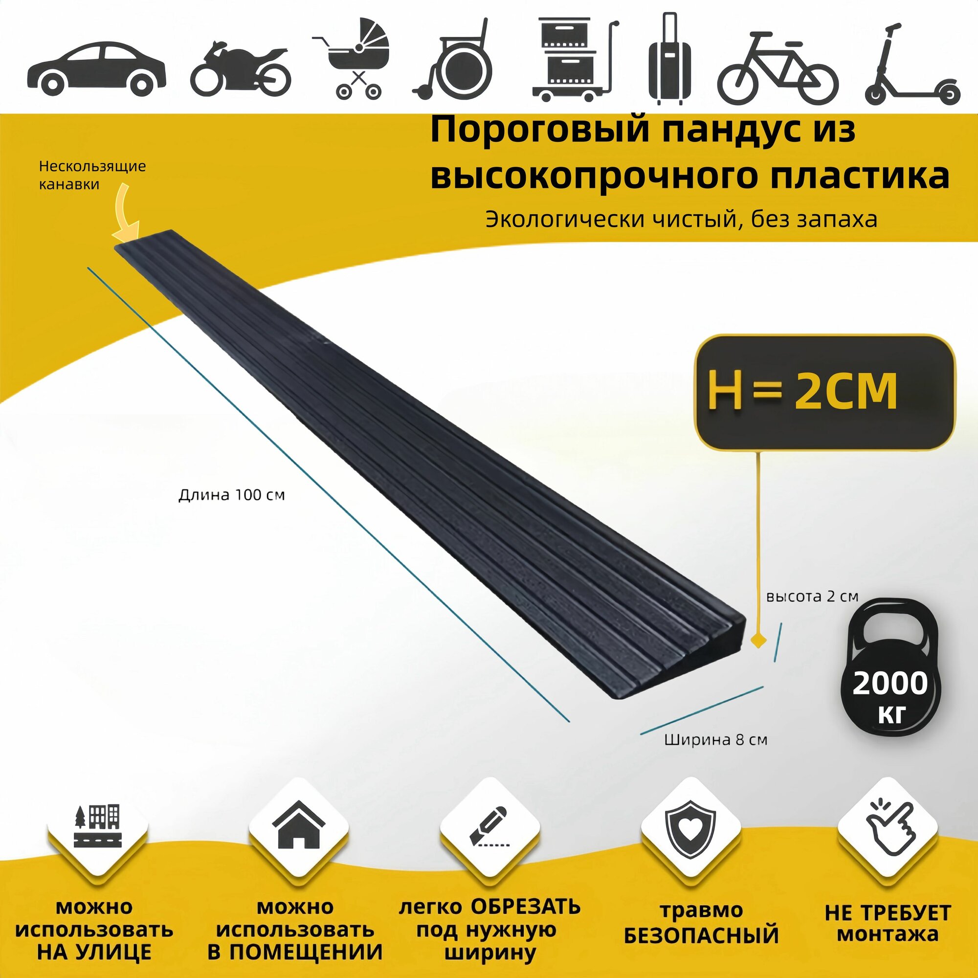 Пандус для инвалидной коляски