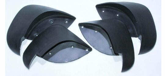 Брызговики AKRADO, для Chevrolet Lacetti, пластик, комплект 4 шт