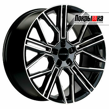 Диски литые Khomen KHW2101 9.5х21/5х114.3 D64.1 ET40.0, Black-FP