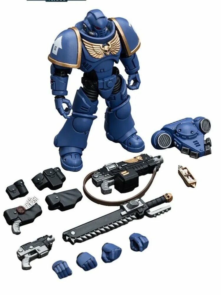 Подвижная фигурка JOYTOY Warhammer 40K 1/18 Action Figures Ultramarines Intercessors Model Toy Gift Free Shipping