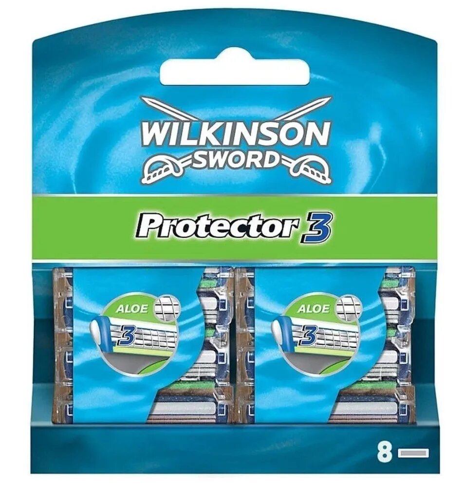 Сменные кассеты Wilkinson Sword Schick Protector 3, 8 шт