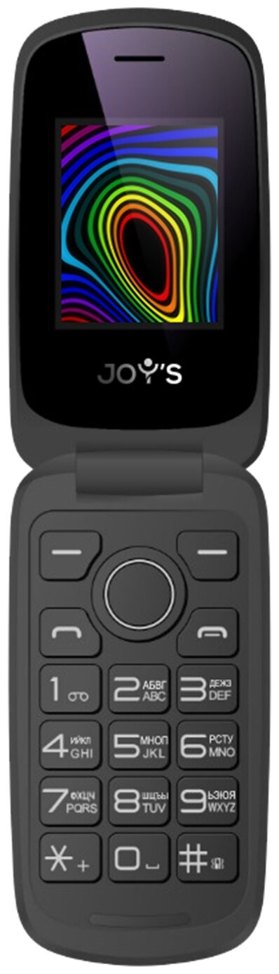 Телефон JOY'S S23, черный — фото 1