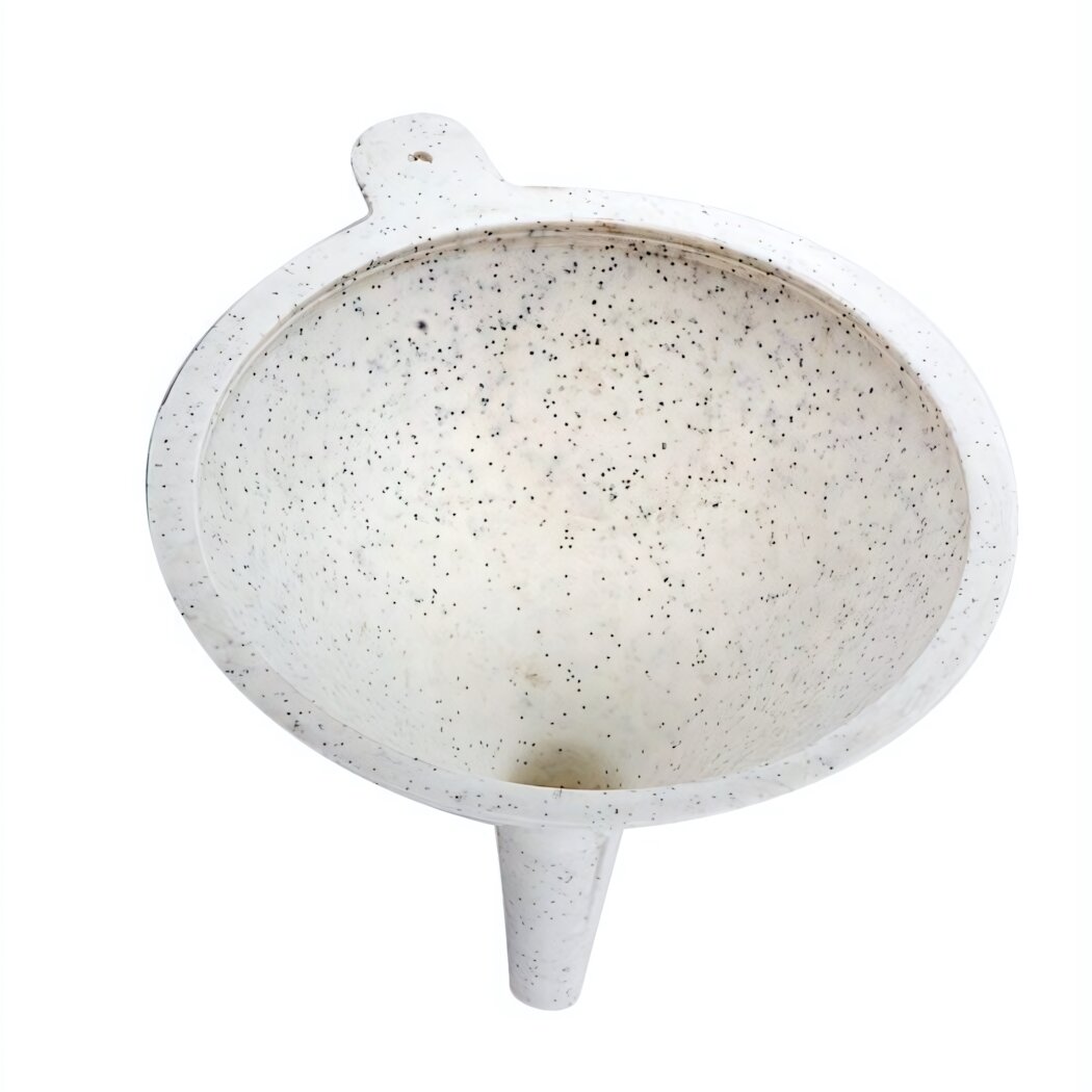 Воронка пластиковая 120 мм, удобная ручка, пищевой пластик, разноцветный принт