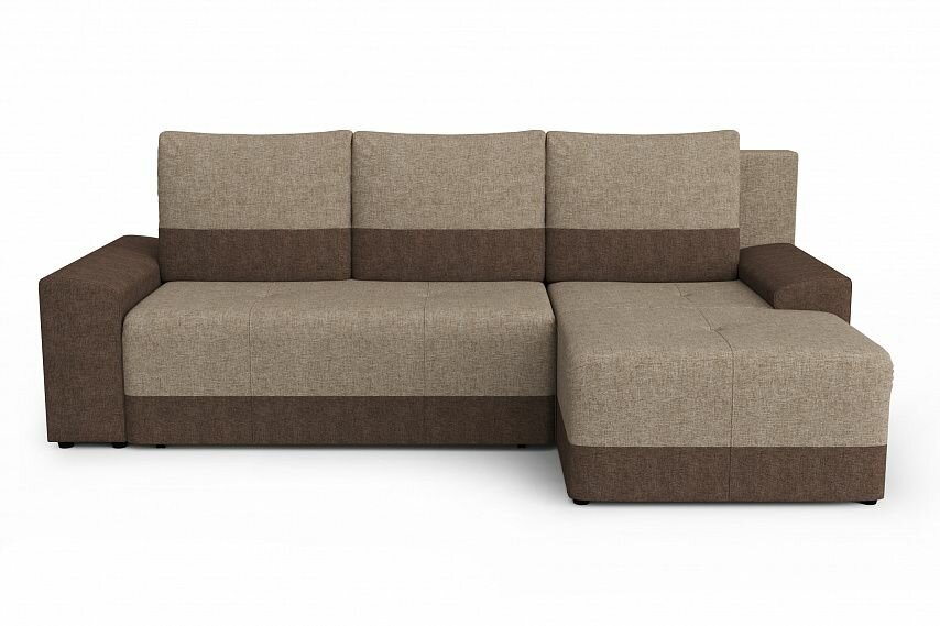 Диван-кровать угловой Сильва Альмисса Модель 001 Рогожка Альма 35 / Альма 40