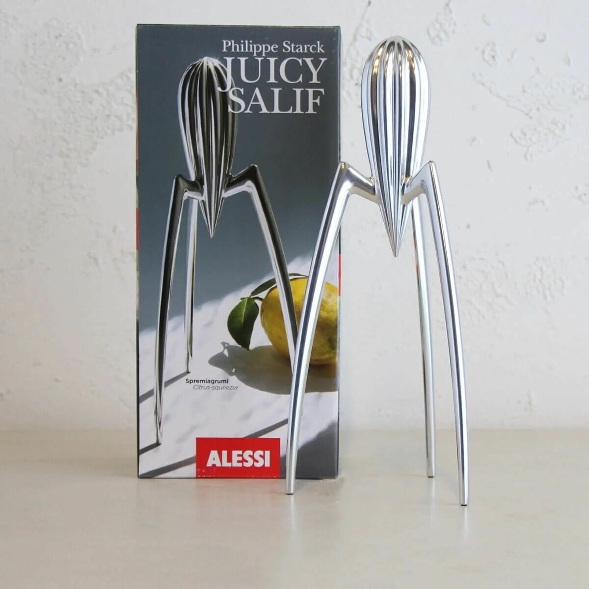 Соковыжималка Alessi Juicy Salif, ручная, для цитрусовых, серебристая