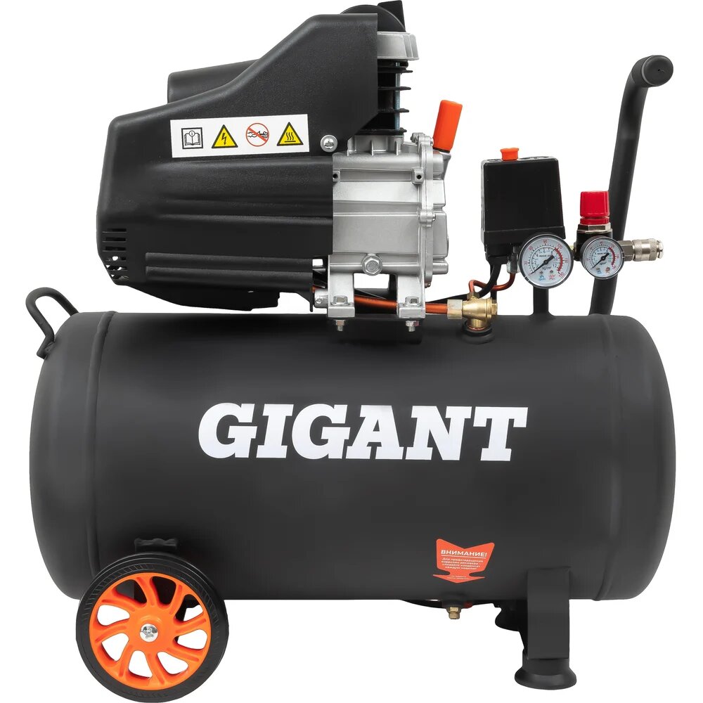 Поршневой масляный компрессор Gigant и набор пневмоинструмента LAS 50/1800K, алюминиевый, синий, 8 мм