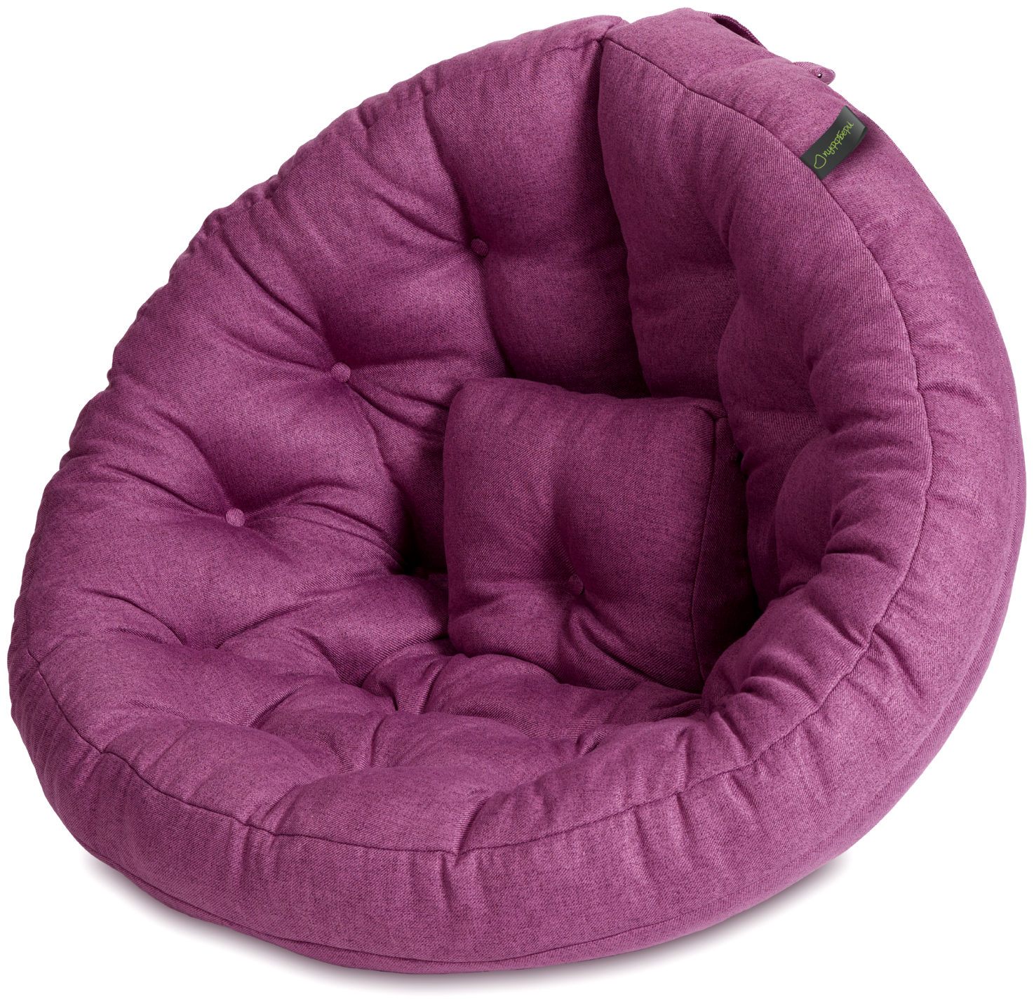 Кресло-матрас Пуффбери «Оустер» (Футон), размер большой, Жаккард Сиреневый