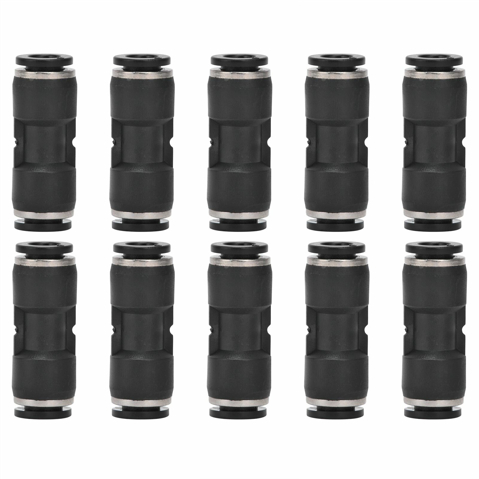 10 шт. пневматические соединители, прямые фитинги для труб, аксессуары для воздушного компрессора, 6 мм
