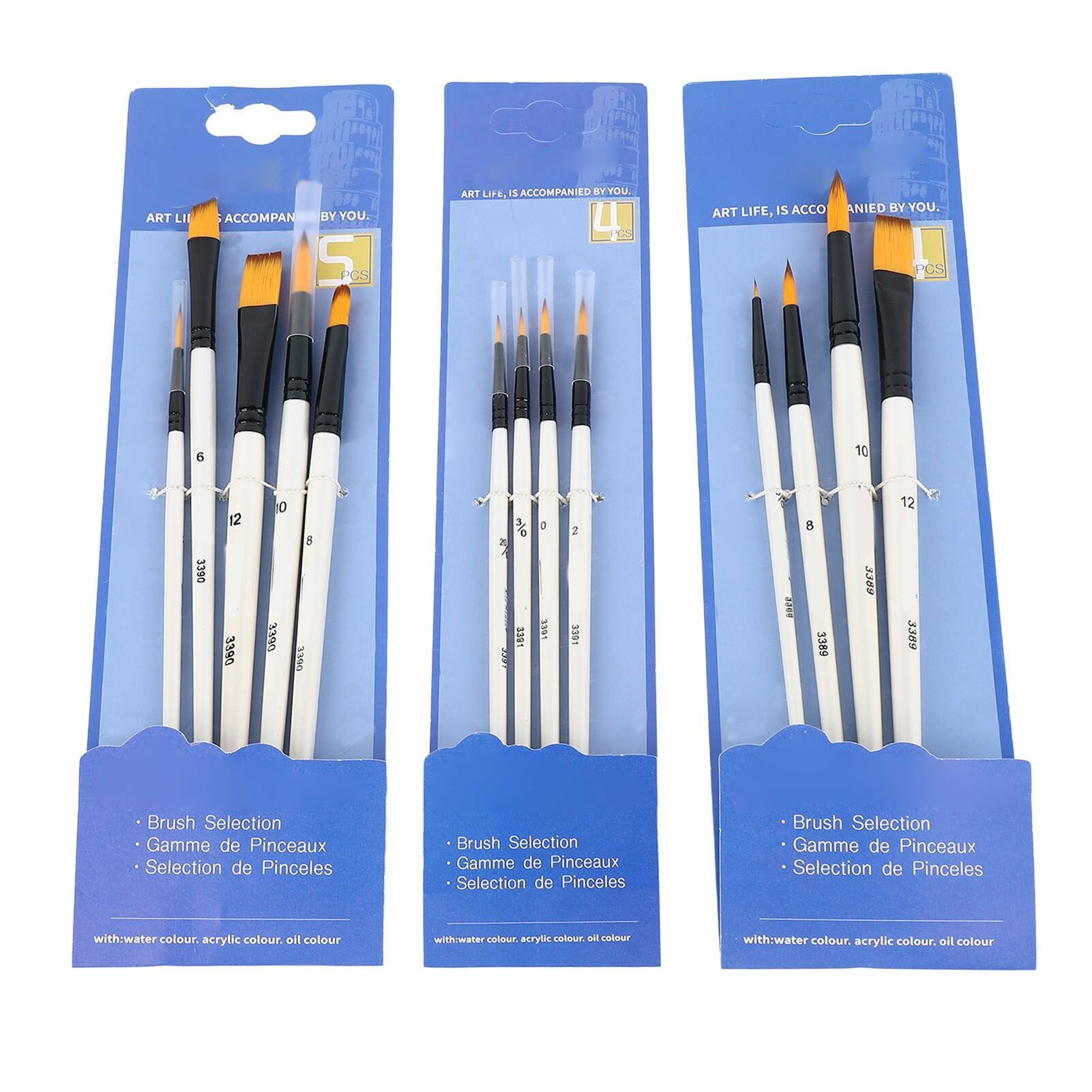 Набор кистей для акриловых красок, 13 шт, двойное соединение, алюминиевая трубка, березовая ручка, набор кистей для художника сделай сам , для рисования ногтей, лица