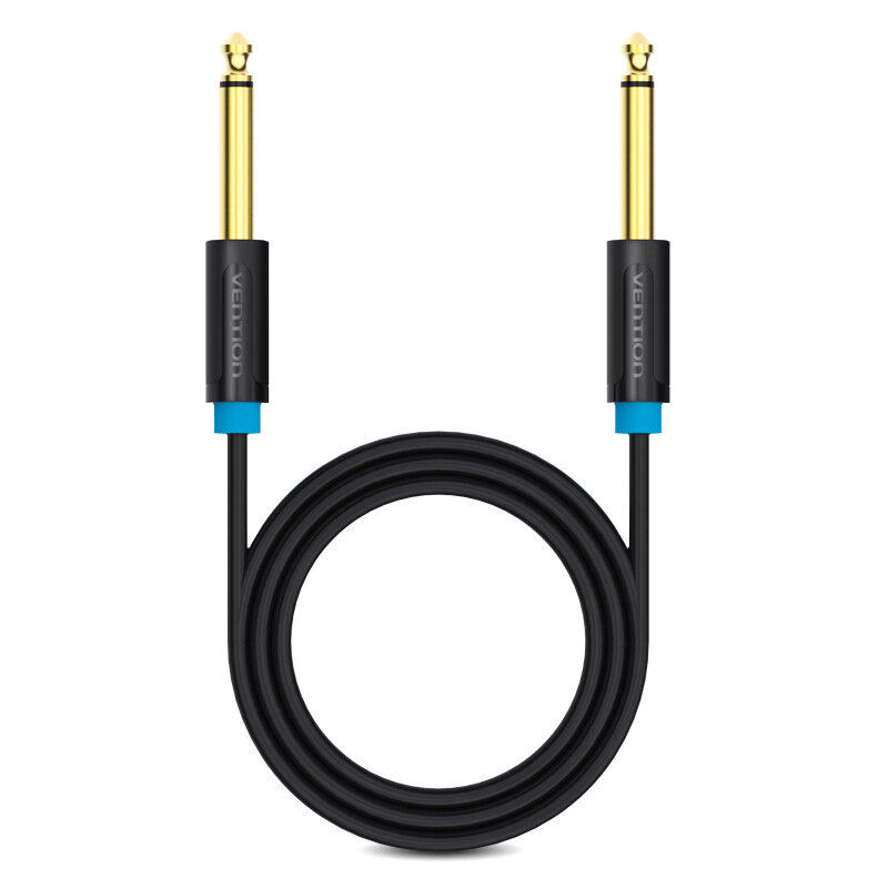 Аудиокабель Weixun BAA 6.5, для усилителя мощности, черный, 1.5 м