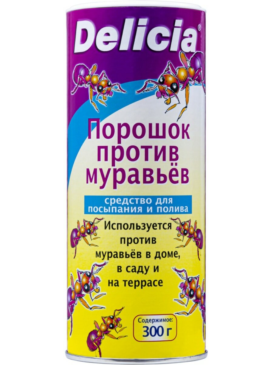 Delicia (Делиция) порошок от муравьев, 300 г