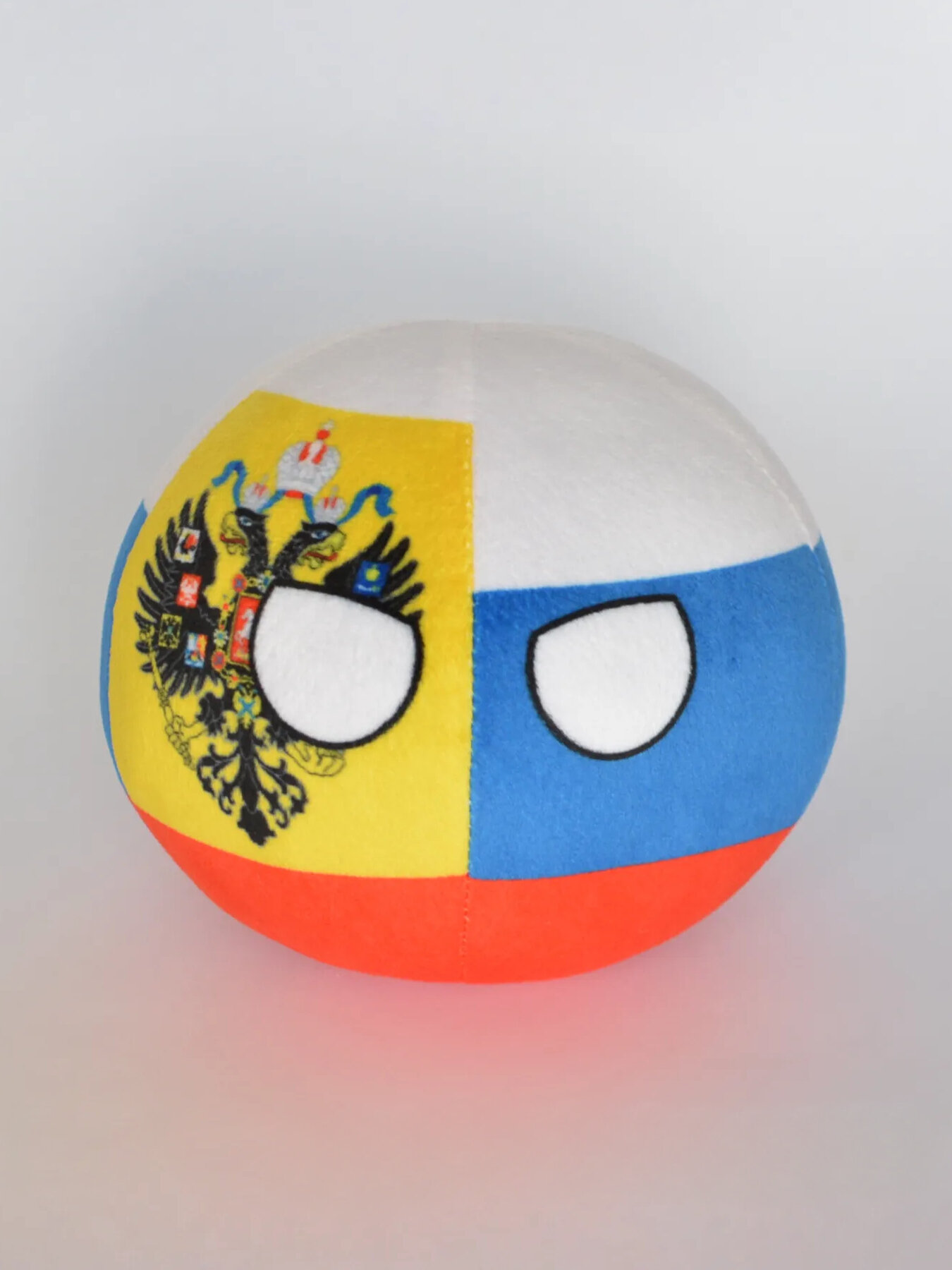 Мягкая игрушка кантрибол Николай (флаг Российской империи 1914г) / плюшевый countryball / купить в магазине Countryballs Shop