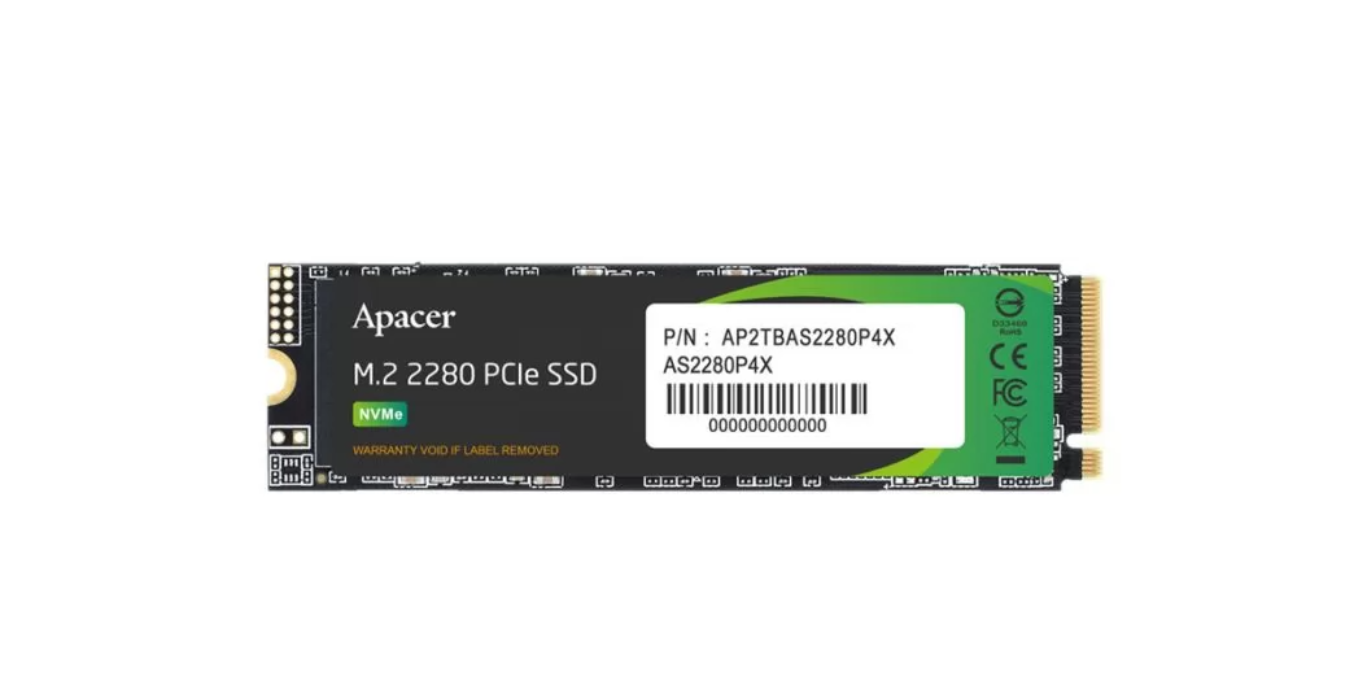 Накопитель SSD Apacer 256Gb AS2280P4X M.2 2280 PCIe Gen3x4 AP256GAS2280P4X-1