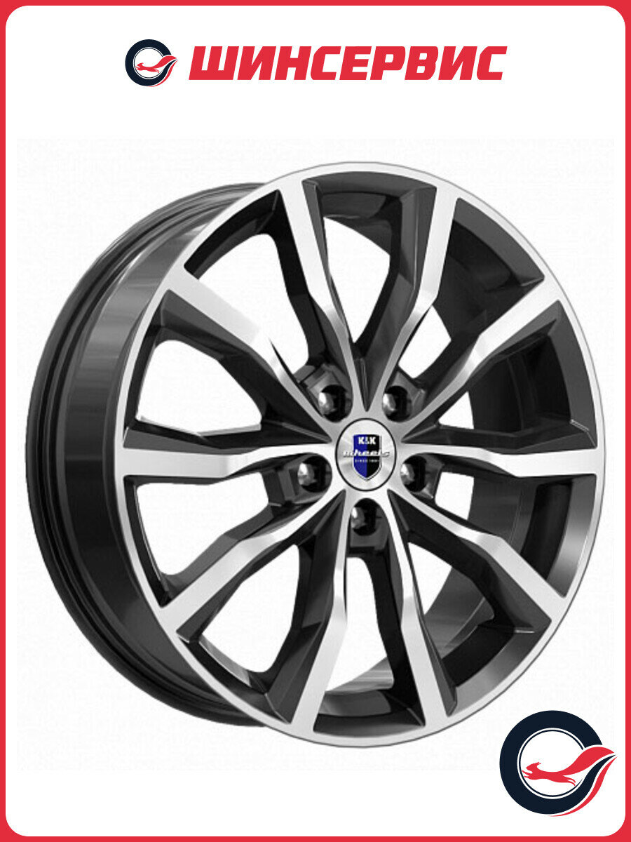Литой колесный диск КиК Портер R18x7.5J 5x114.3 ET35 ЦО67.1 для автомобиля