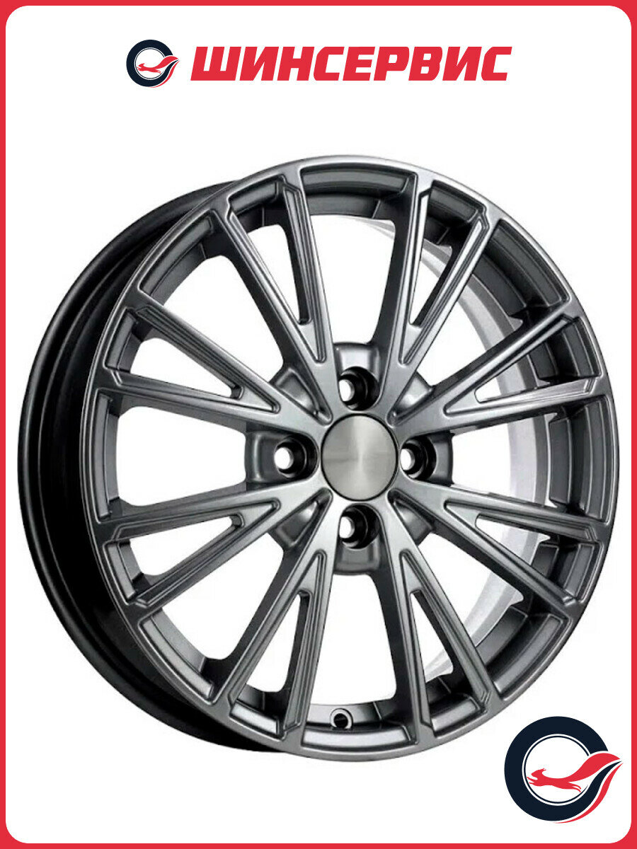 Литой колесный диск КиК Меандр R16x6.0J 4x114.3 ET40 ЦО67.1 для автомобиля