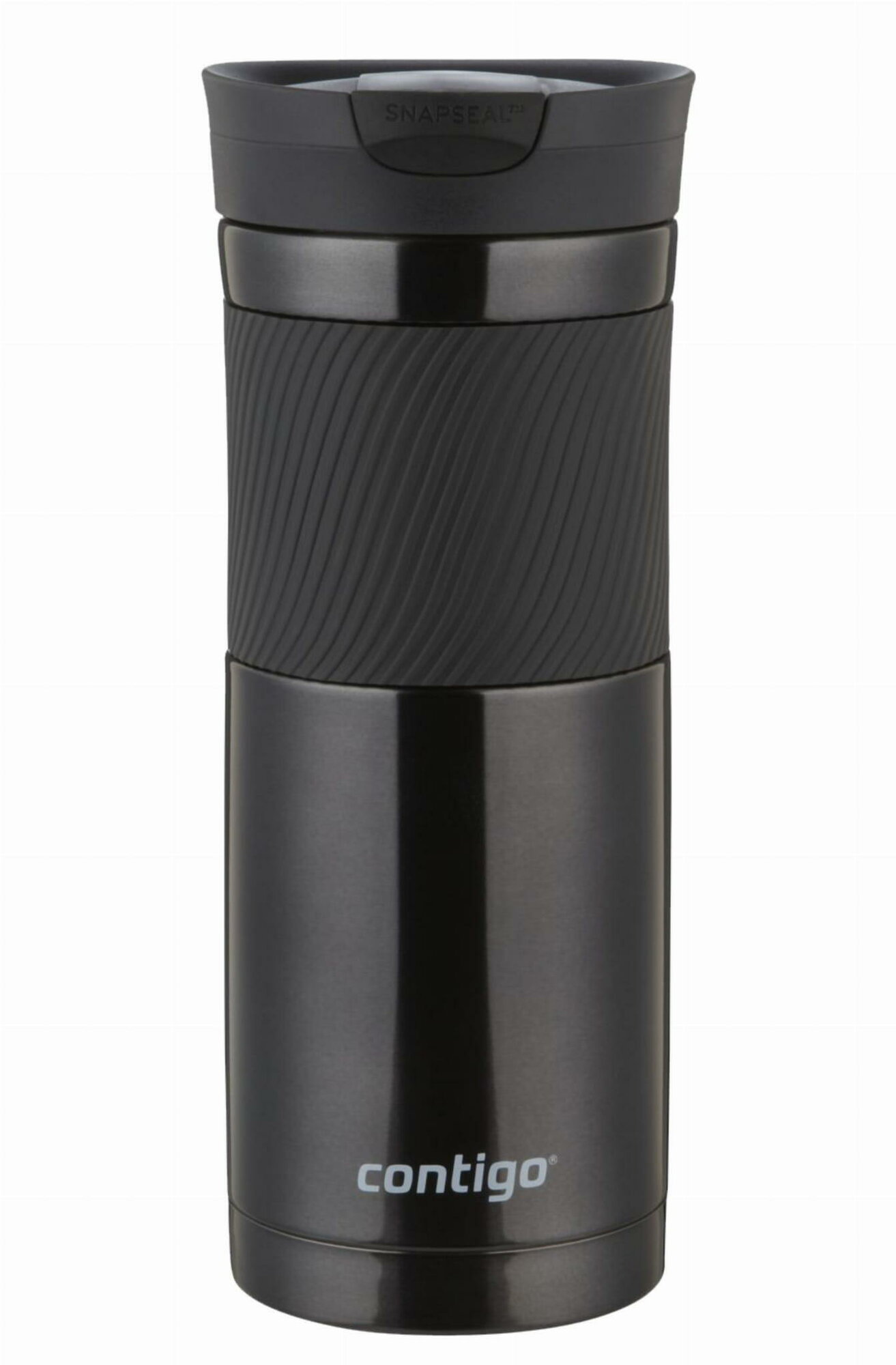 Decathlon Термокружка Contigo Byron 590 мл, с вакуумной изоляцией, из стали, черная