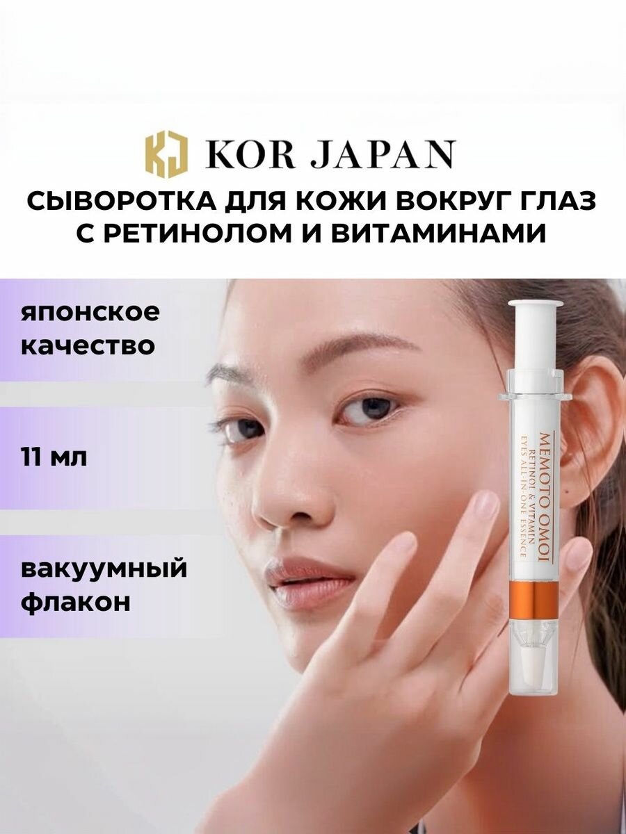 Сыворотка вокруг глаз All-in-One Essence RETINOL&VITAMIN против морщин с ретинолом и витаминами