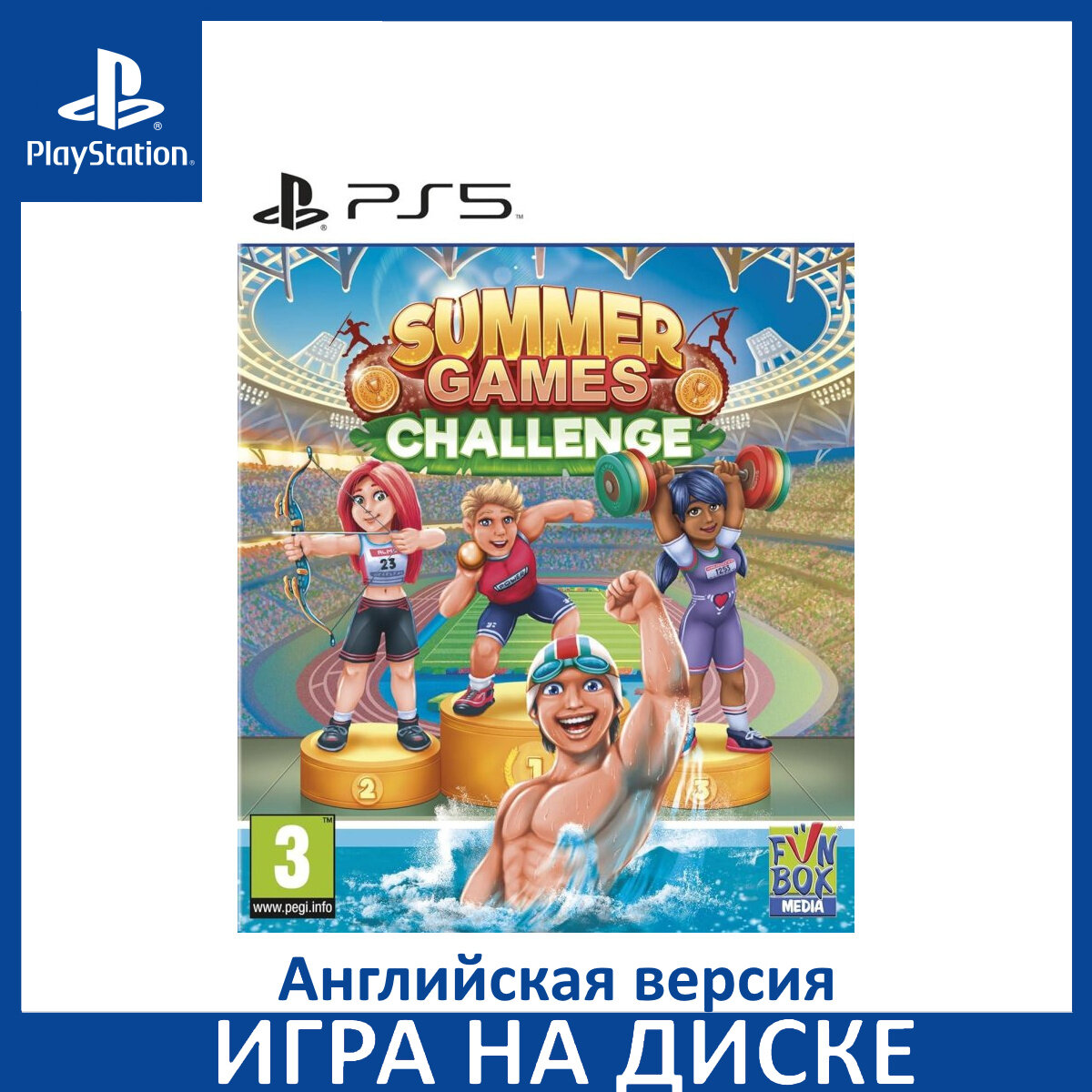 Игра Summer Games Challenge PS5 Английский язык Диск на PlayStation 5