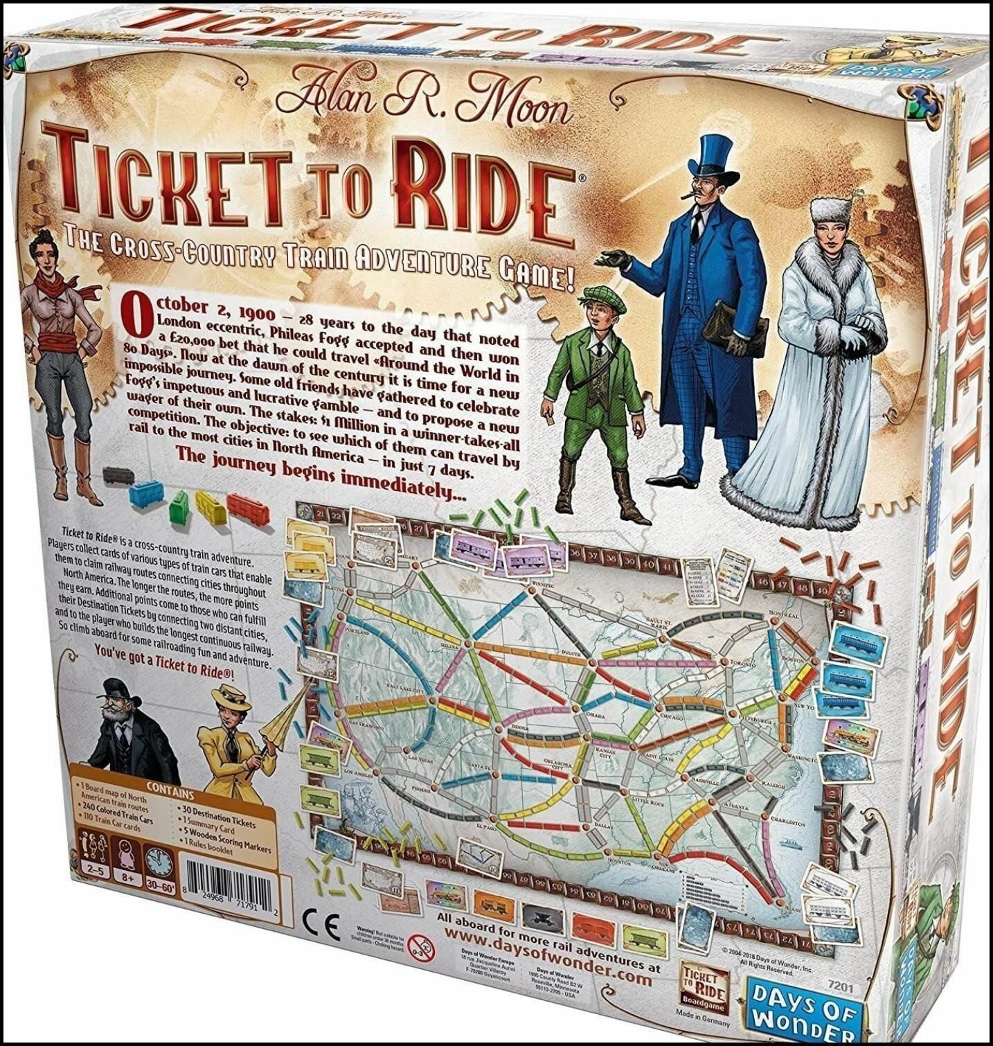 Настольная игра Ticket to Ride — фото 1