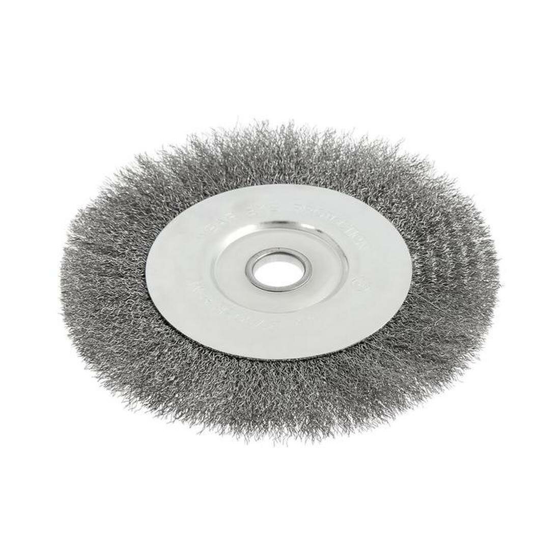 Щетка металлическая для УШМ тундра, плоская, посадка 22 мм, 200 мм