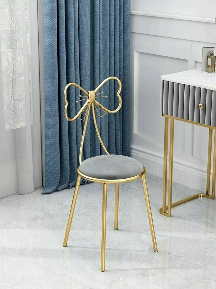 Стул со спинкой-бабочкой xinxinhdy, бархат, 35 см x 35 см x 81 см