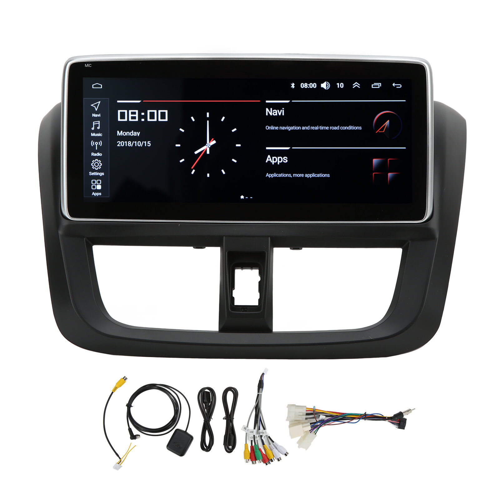 GPS навигатор 10.25 дюймов Android 10.1, 1G+32G, FM87.5108M для Toyota YARIS 20172021