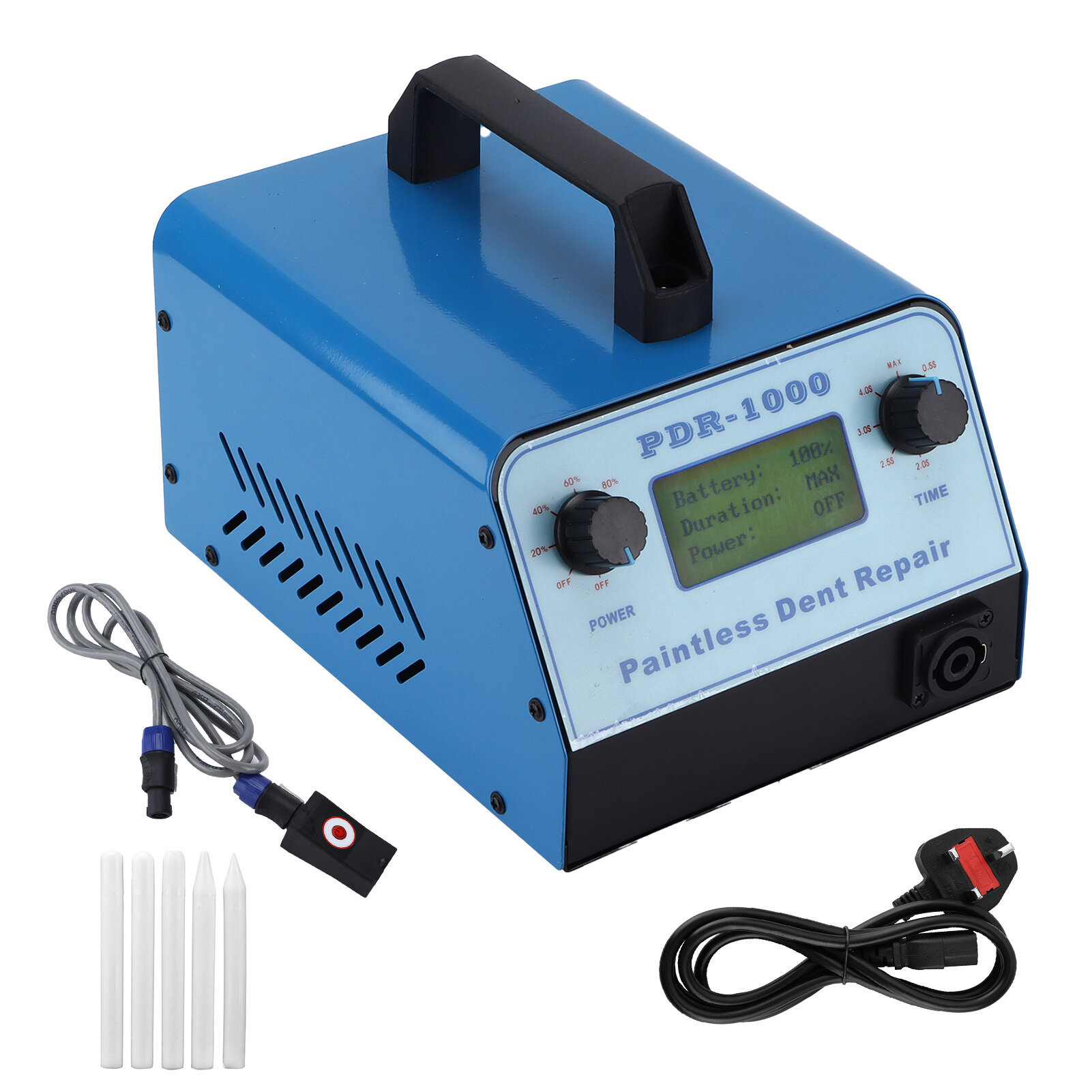 Индукционный нагреватель 1000 Вт для PDR, синий, UK вилка 220 В