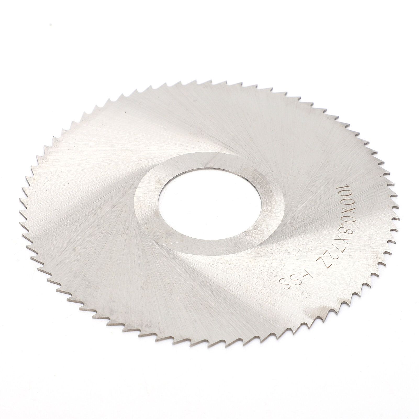 Дисковая циркулярная пила из быстрорежущей стали, 100 x 0,8 мм, 72 зуба, для резки алюминия, железа, дерева, пластика.