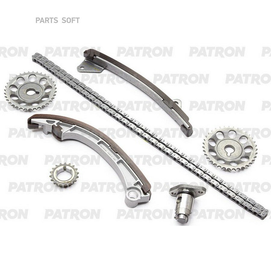 Комплект цепи ГРМ (Цепь-1, Нат-1, Усп-2, Шест-3) TOYOTA Avensis (T25) , Corolla (120/E140/E150) /Filder/Axio : 1.8i (1ZZ-FE) / 1.6i (3ZZ-FE) / 1.4i (4ZZ-FE) 2001-2012 PATRON PTCK057 | цена за 1 шт