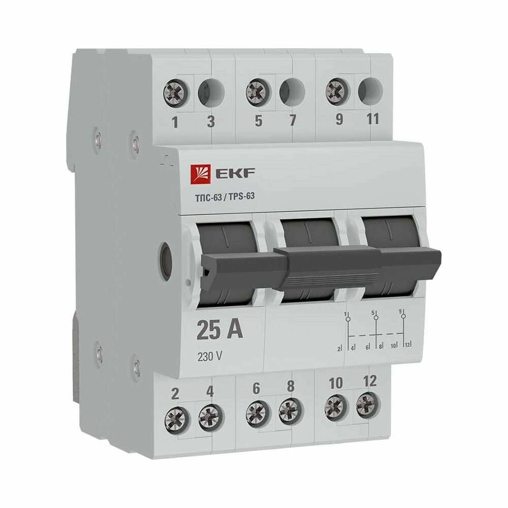 Трехпозиционный переключатель EKF ТПС-63 PROxima