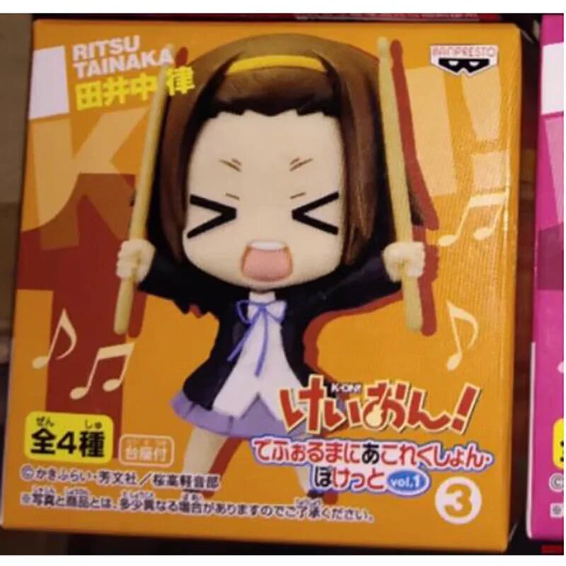 Коллекционная фигурка Bandai K-ON Kotobuki Tsumugi Yui Hirasawa Mio Akiyama Tainaka Ritsu, C