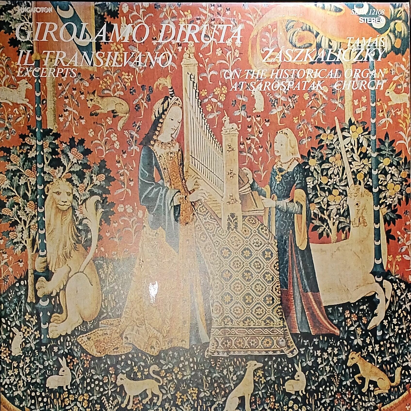 Girolamo Diruta, Tamas Zaszkaliczky - Il Transilvano Excerpts (1LP Hungaroton, Венгрия, 1980, M/NM)