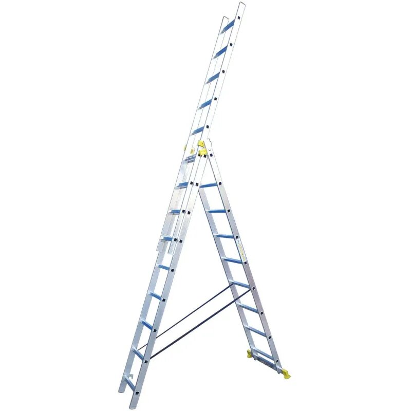 Лестница трехсекционная алюминиевая 9 SKALA 01309е