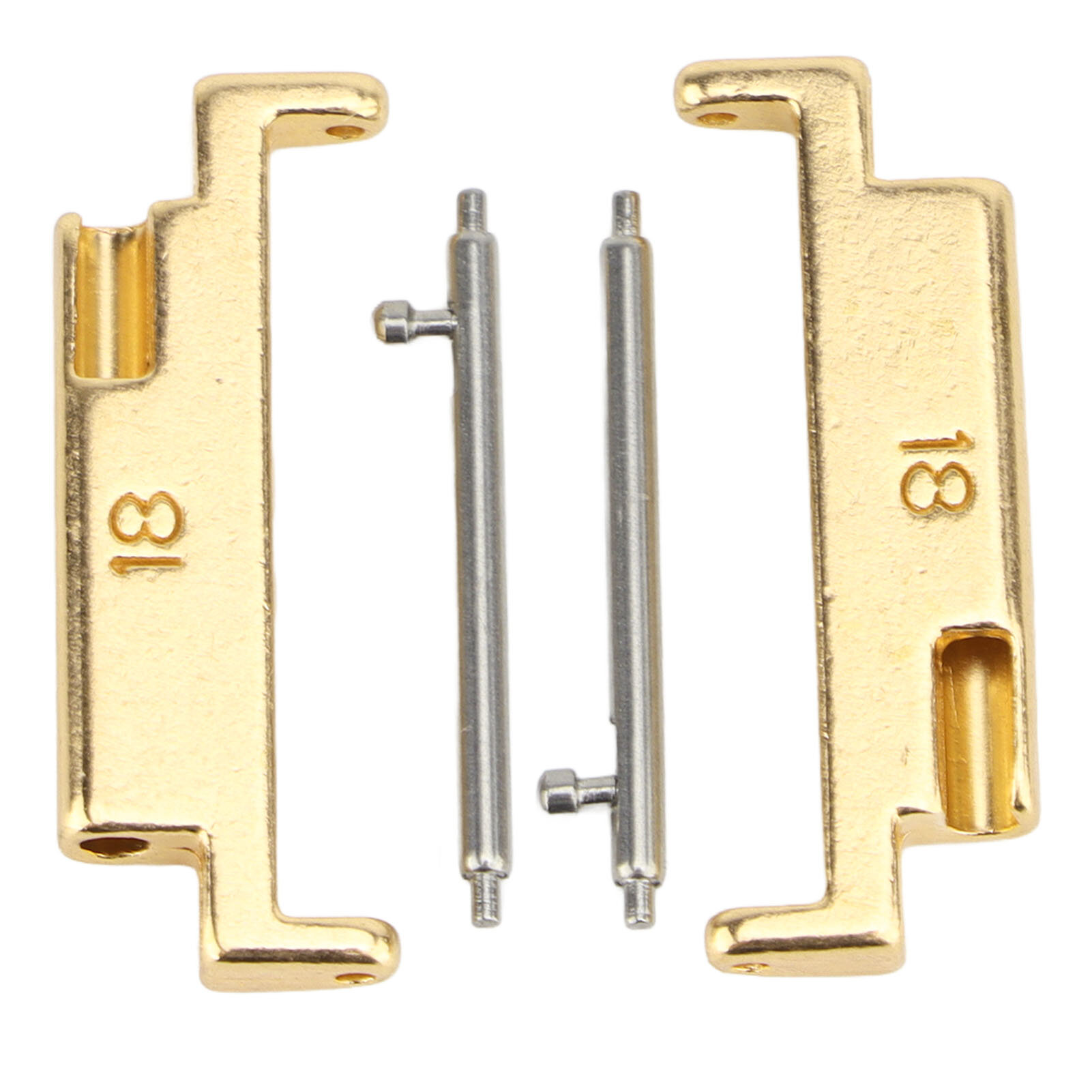 1 пара металлический адаптер для ремешка для часов адаптер для соединения ремешка для часов адаптер для соединения из нержавеющей стали сменный для 18-22 мм ремешка для часов золото 1 пара